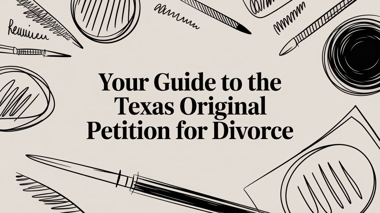 Your Guide to the Texas Original Petition for Divorce