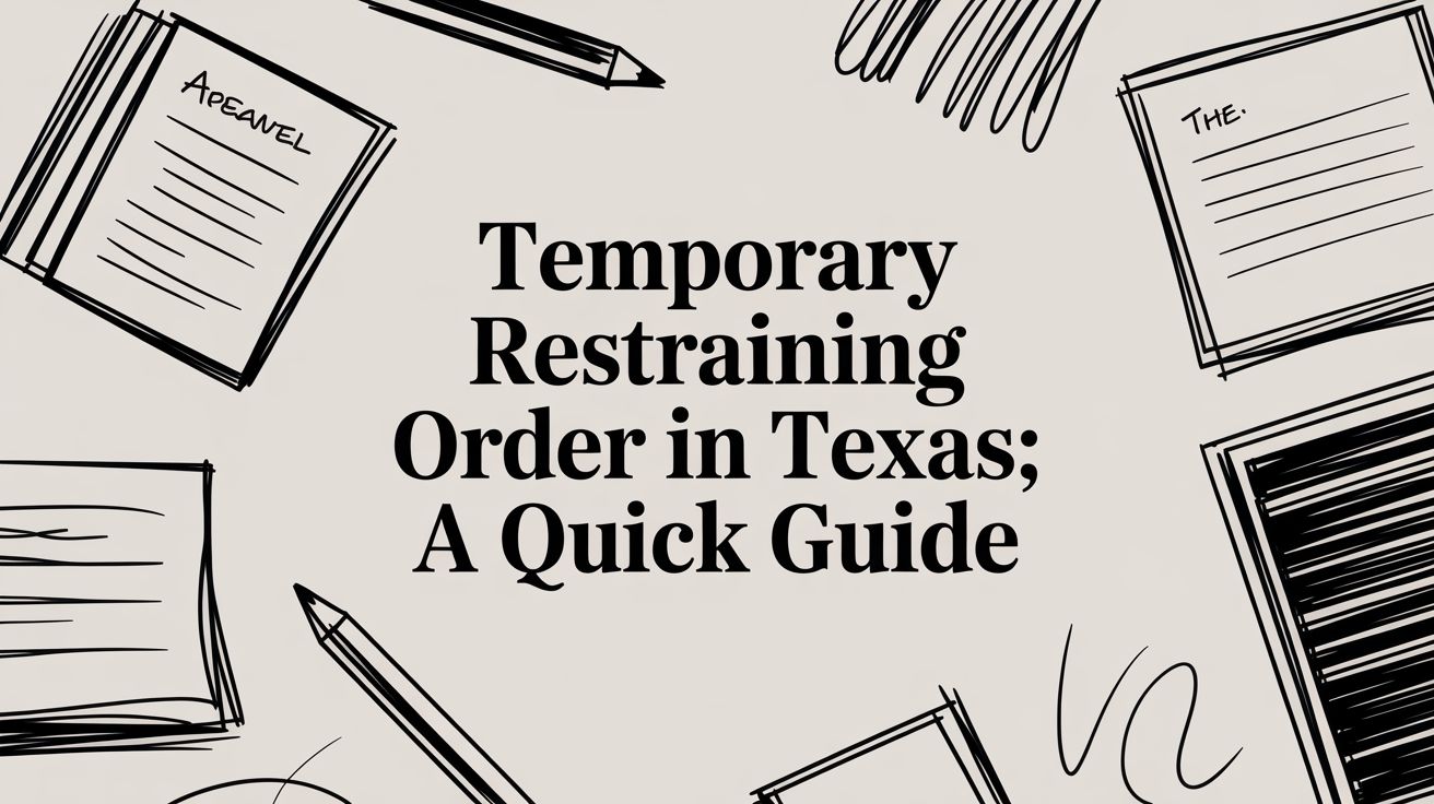 Temporary Restraining Order in Texas: A Guide to Protecting Your Family