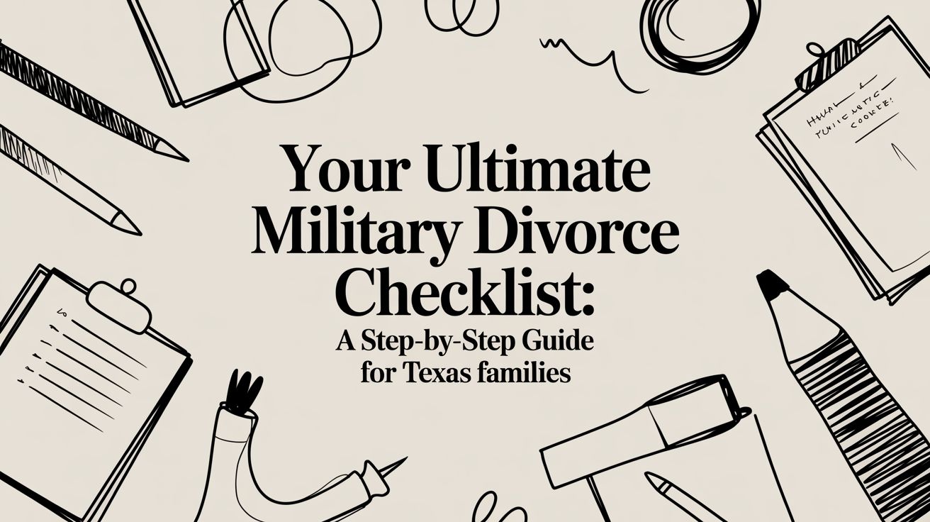 Your Ultimate Military Divorce Checklist: A Step-by-Step Guide for ...